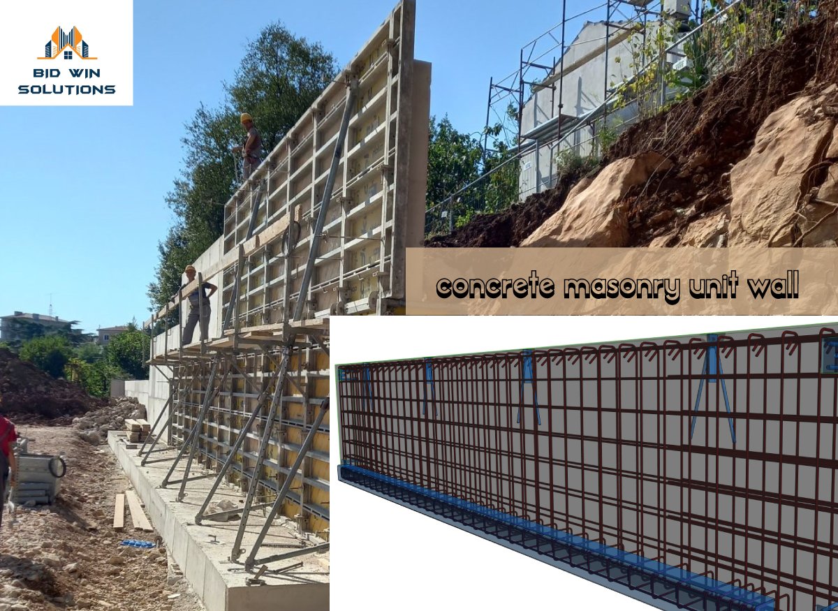 How to Build a Concrete Masonry Unit Wall - BidWin Solutions